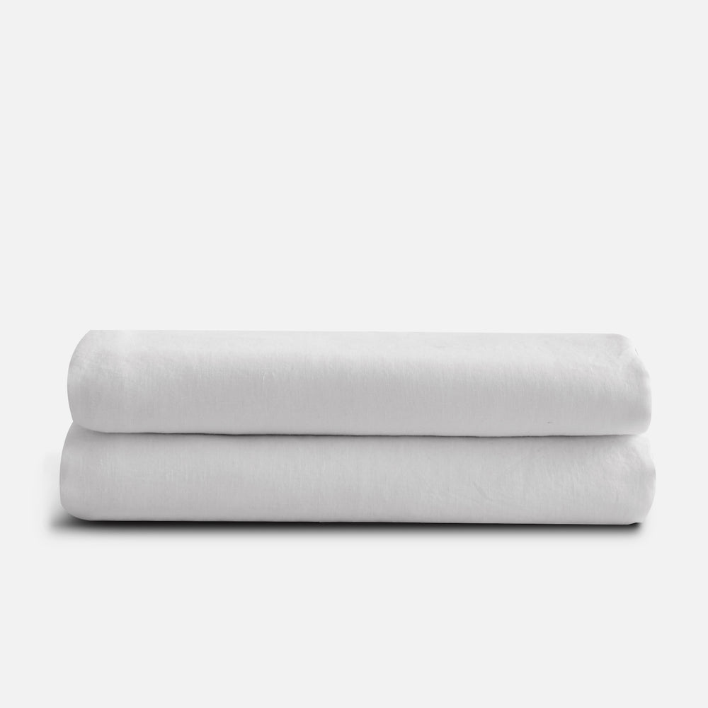 Linen Flat Sheet: 100% Organic French Linen Luxury Flat Sheet - Sijo