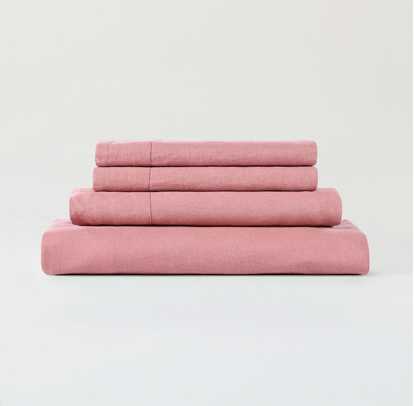 Linen Sheets: 100% Organic French Flax Linen Sheet Set – Sijo - Final Sale